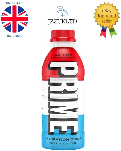 PRIME HYDRATION DRINK ICE POP 500ml, Unopened Bottle - Clearance Sale £ ...