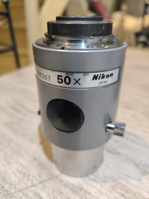 NIKON 50X PROJECTION Lens for V12 Optical Comparator EUR 200,00 ...