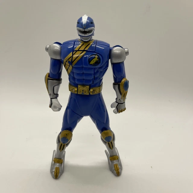 POWER RANGERS WILD Force Blue Spin-Morphin Power Ranger Flip Head ...