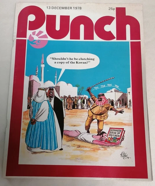 MAGAZINE - VINTAGE PUNCH Magazine 13 Dec 1978 British Humour Cartoons ...
