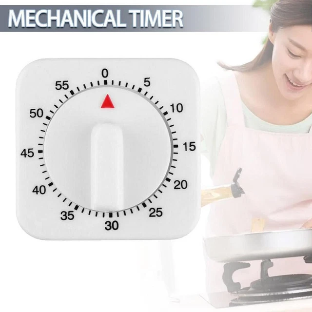 1 HOUR - Kitchen Cooking Timer- Alarm Mechanical Roasting Count Down ...