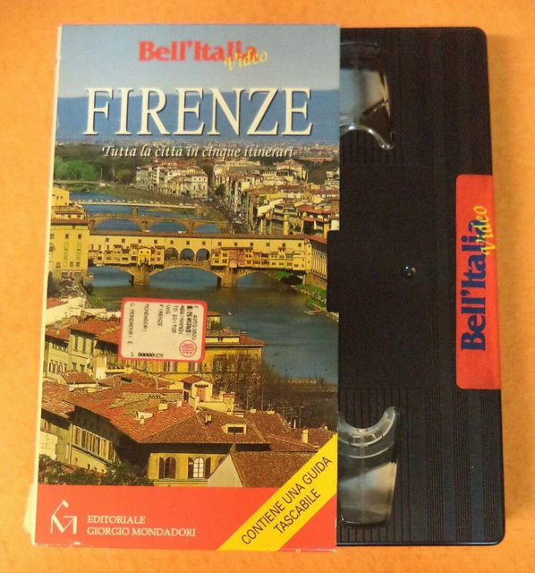 VHS FILM BELL'ITALIA VIDEO Firenze cinque itinerari ELETTRA (F243) no ...