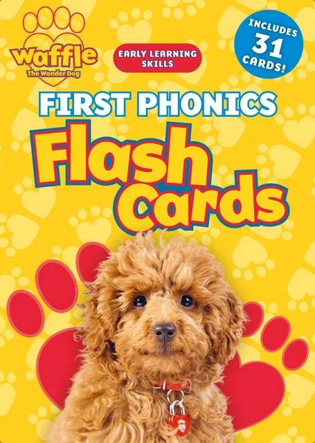 FIRST PHONICS FLASH Cards (Waffle the Wonder Dog), Scholastic,, New ...