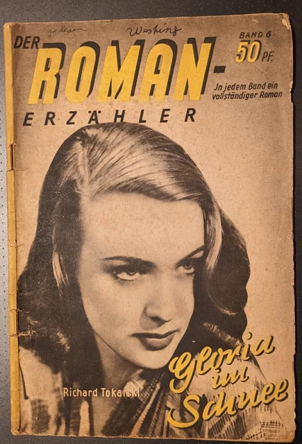 DER ROMAN-ERZÄHLER -- Band 6 -- Volker/Rufu Verlag -- ca. 1950 -- Zustand 3- EUR 9,00 - PicClick DE