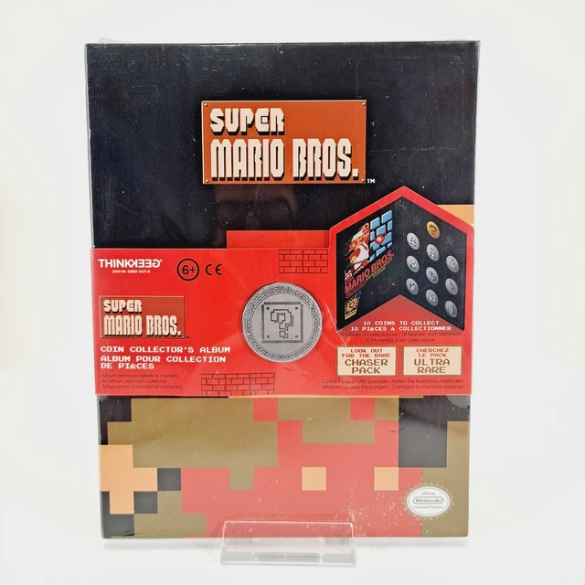 NINTENDO SUPER MARIO Bros Coin Collectors Album ThinkGeek $13.73 ...