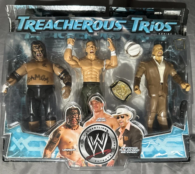 RARE WWE JAKKS Pacific Treacherous Trios - John Cena, Umaga, Armando ...