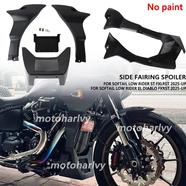 FOR SOFTAIL LOW Rider ST FXLRST 2025 2026 Side Fairings Spoilers Panel ...