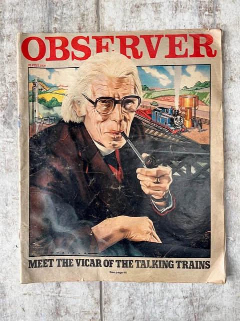 OBSERVER MAGAZINE 22ND July 1979: Rev. W. Awdry Thomas The Tank Engine ...