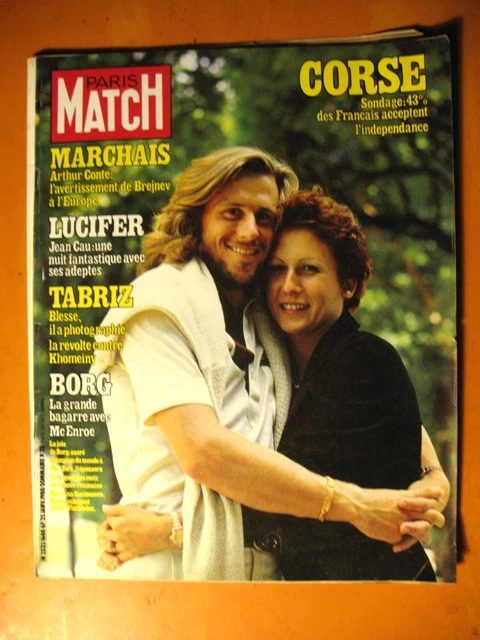 PARIS MATCH N° 1600 du 25/01/1980- Borg bagarre avec Mc Enroe. Marchais ...