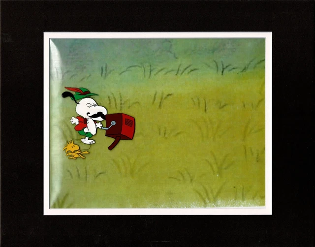 PEANUTS CHARLIE BROWN and Snoopy Show Animation Cel n Drawings 1983 ...