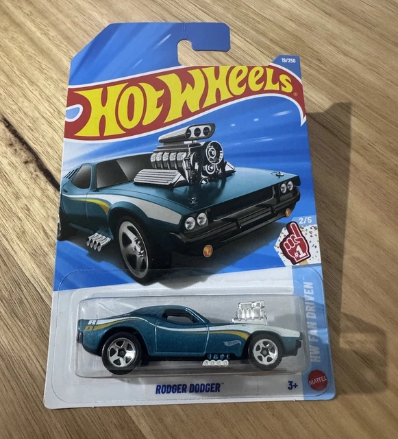 HOT WHEELS 2026. HW Fan Driven 2/5. Rodger Dodger. Blue. 19/250. $4.95 ...