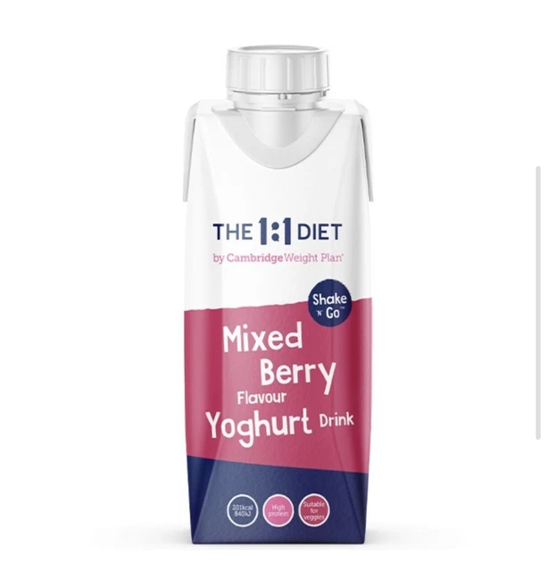 THE 1:1 WEIGHT Diet Plan By CWP Mixed Berry Ready made shakes x6 £20.43 ...