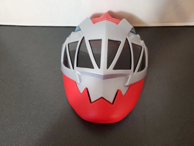 POWER RANGERS DINO Fury Red Ranger Electronic Mask Flashing Light Up ...