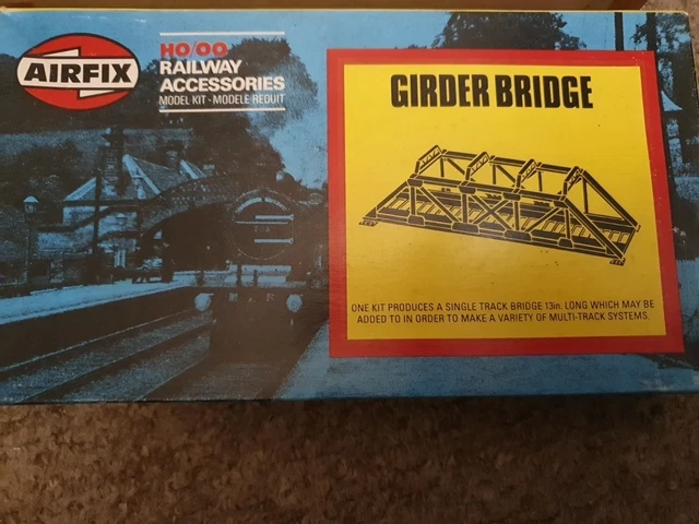 AIRFIX H0/OO SCALE Railway Girder Bridge Scenery Model Kit NEW But ...