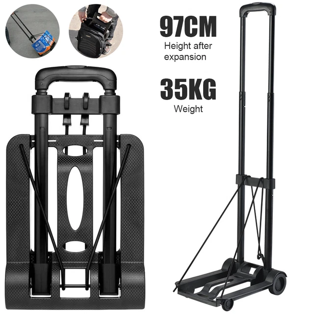 UPDATED 35KG HEAVY Duty Folding Foldable Hand Trolley Courier Sack ...