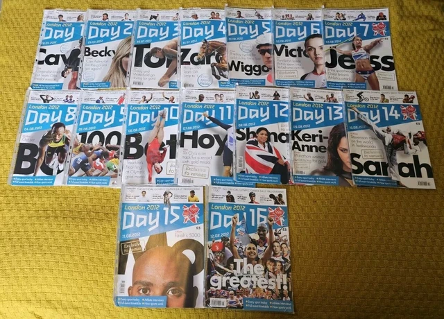 LONDON 2012 OLYMPICS Daily Magazine - Complete Collection £159.00 ...