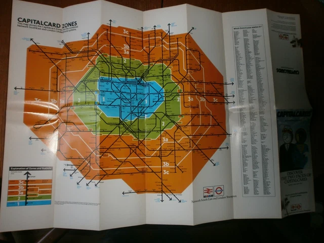 BRITISH RAIL NETWORK SouthEast+London Transport Capitalcards Network ...