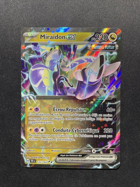 CARTE POKÉMON MIRAIDON EX 122/162 EV05 Forces Temporelles TEF FR NEUF ...