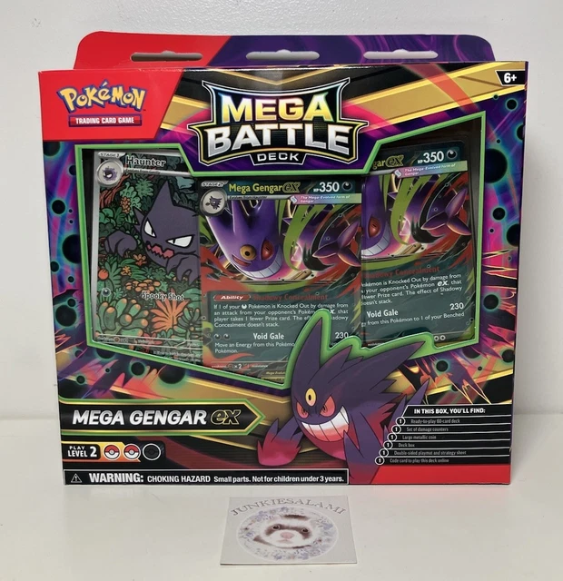 POKEMON TCG MEGA Battle Deck Mega Gengar EX Haunter IR Sealed English ...