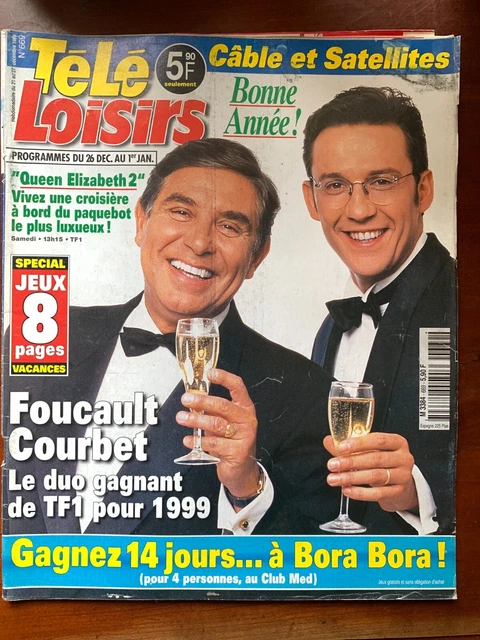 TÉLÉ LOISIRS 21/12/1998; Foucault-Courbet/ Crazy Horse/ Gérard Klein/ Perret EUR 4,50 - PicClick FR