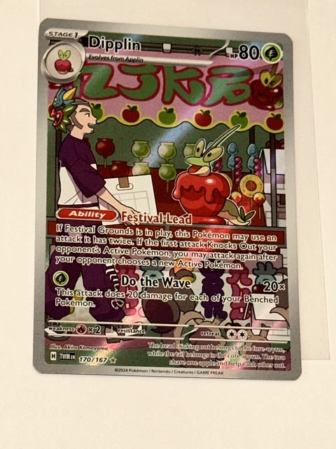 POKÉMON TCG DIPPLIN 170/167 Illustration Rare Neuf Neuf - Mascarade ...