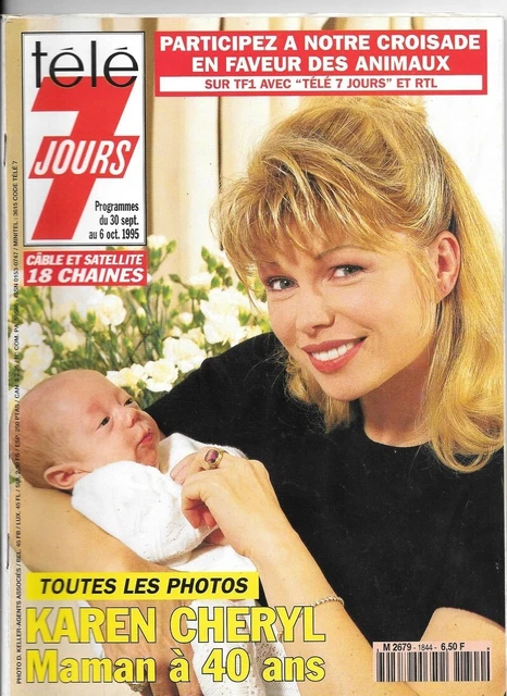 B Karen CHERYL télé 7 jours 1844 charlebois EUR 5,00 - PicClick FR