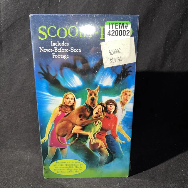 Scooby Doo Vhs 2002 Live Action New Sealed Watermark Warner Home Video