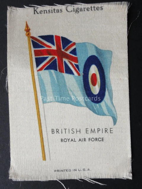 ROYAL AIR FORCE British Empire Silk Flags (USA) 1934 Kensitas J. Wix £2 ...