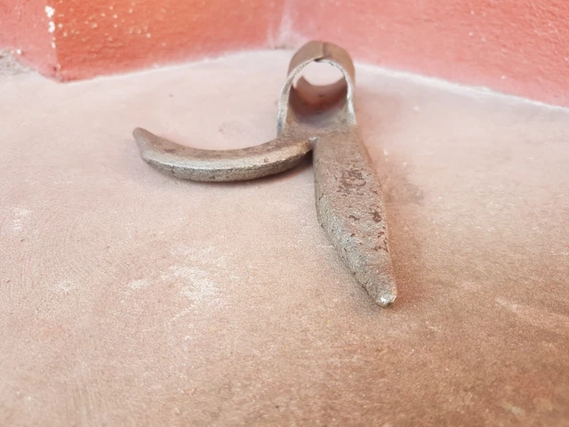 ANCIENNE GAFFE ÉQUOIRE écoire perche bateau maritime batelier écluse ...