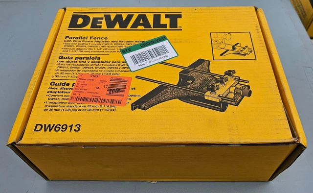 DEWALT DW6913 PARALLEL Fence Adjuster Universal Edge Guide Black With ...
