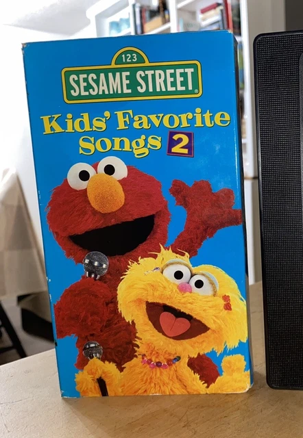 SESAME STREET KIDS’ Favorite Songs 2 VHS Home Video Tape PBS Kids Two ...