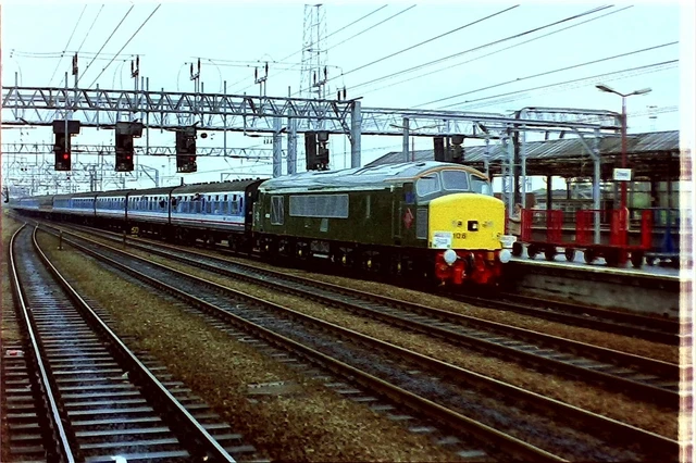35MM RAILWAY COLOUR Negative Class 45 106 at Crewe 10.88 £1.95 ...