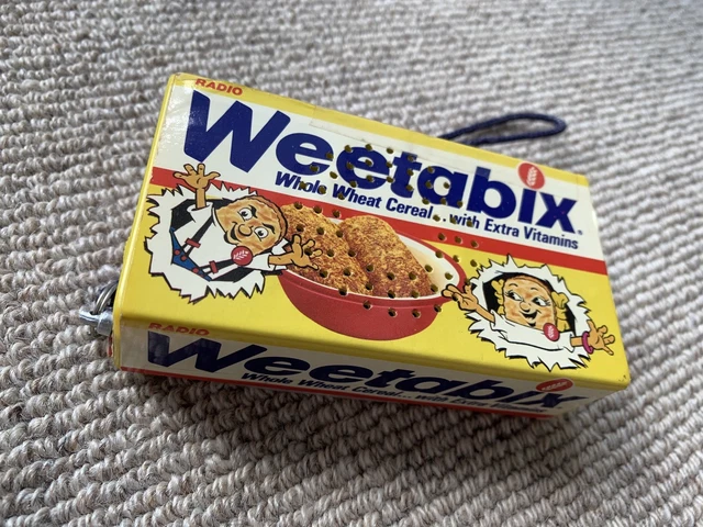VINTAGE WEETABIX PORTABLE Radio 1980’s Unique Collectible cereal ...