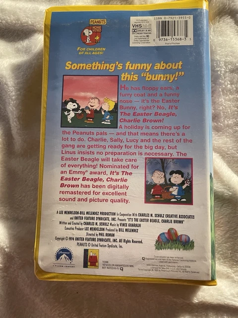 ITS THE EASTER Beagle, Charlie Brown VHS 1997 Yellow Clamshell £9.06 ...