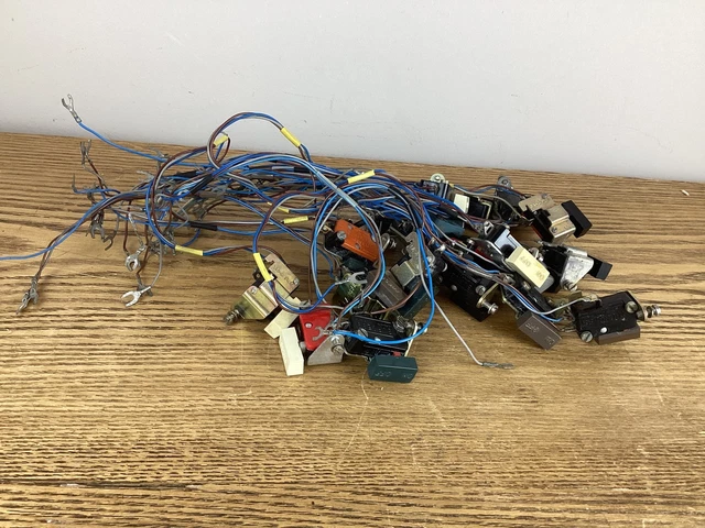20 X GPO 706 Telephone Assorted 5A switches + plungers PRESS & ON/OFF ...