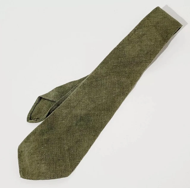 WW2 BRITISH ARMY Tie Officer Khaki Green, Military Uniform Wwii £35.00 ...