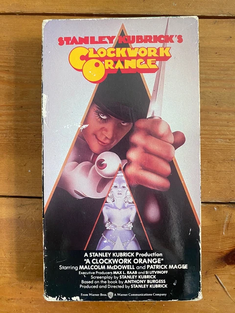 ORIGINAL CLOCKWORK ORANGE VHS tape In Casing Stanley Kubrick £10.00 ...