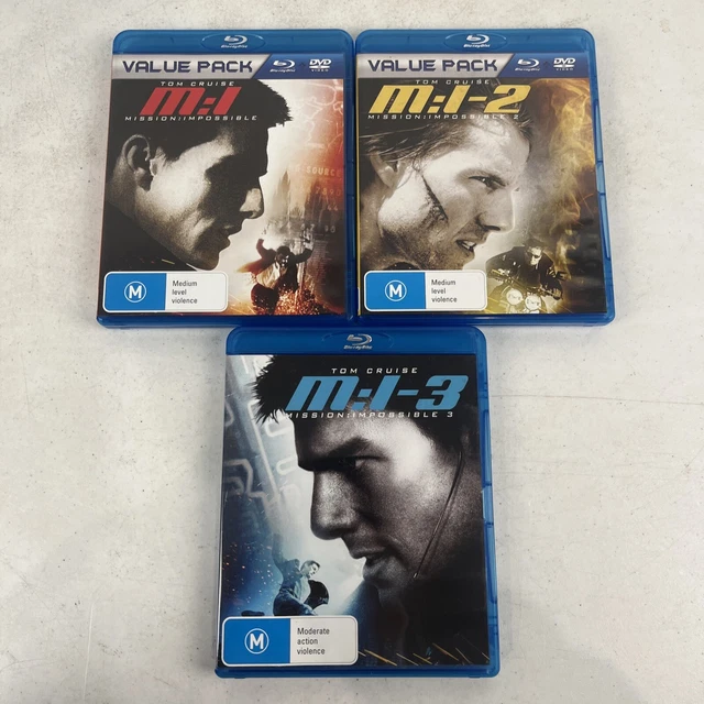 MISSION IMPOSSIBLE 1,2,3 Movie Set Blu-ray Region B EUR 18,37 - PicClick IT