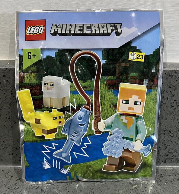 LEGO 662101 MINECRAFT: Alex with Ocelot and Sheep Foil Pack. Brand New ...