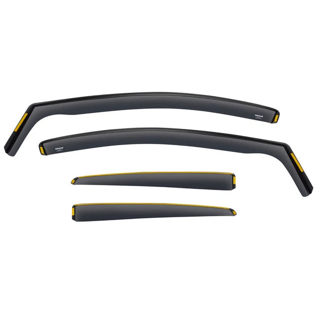 RENAULT CLIO MK4 2012-2019 5-Door Hatchback Wind Rain Deflectors ...