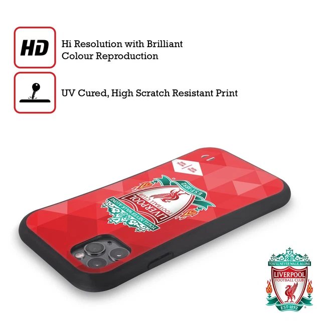 CUSTOM PERSONALISED LIVERPOOL FC LFC LOGO 1 HYBRID CASE FOR APPLE ...