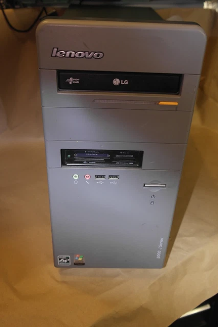 IBM LENOVO 3000 J series PC Computer AMD Athlon 64 X2 2gb 500gb HDD DVD ...