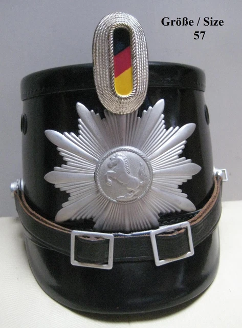 POLIZEI NIEDERSACHSEN TSCHAKO Landkreis Braunschweig Polizeihelm Police ...