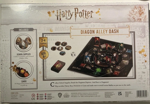HARRY POTTER WIZARDING World Diagon Alley Dash Board Game - New Sealed ...