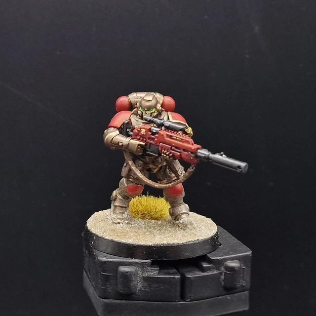WELL PAINTED WARHAMMER 40k Minotaurs Primaris lieutenant KITBASH Games ...