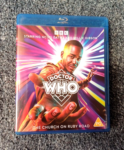 DOCTOR WHO THE CHURCH ON RUBY ROAD. Ncuti Gatwa. BLU RAY - LIKE NEW £4. ...