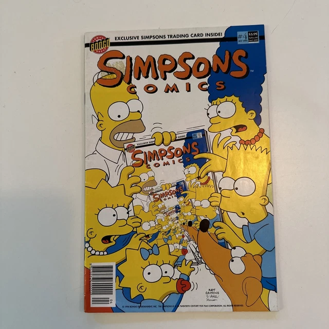 1994 THE SIMPSONS COMIC #4 BONGO COMICS BAGGED & BOarded, EC $15.00 ...