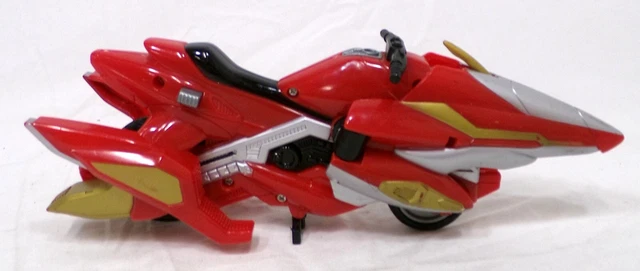 VEHÍCULO DE CICLO Del Jinete Rojo De Power Rangers Wild Force De Bandai ...