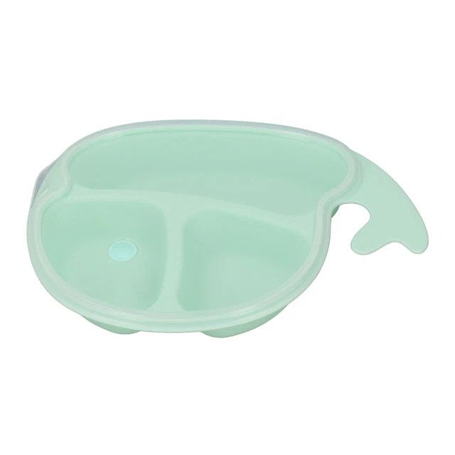 WHALE DIVIDED PLATE Kids Divided Plate Sectioned Cartoon Baby Food ...