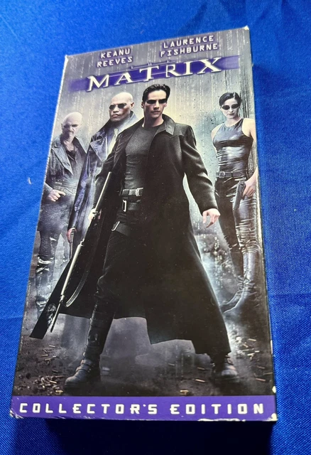 THE MATRIX VHS 1999 Collector's Edition Keanu Reeves Good Condition As ...
